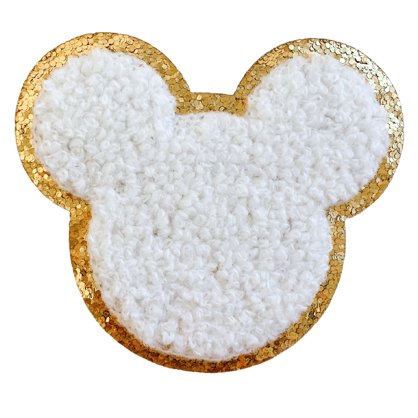 White Mouse Head Patch – Pixie & Park